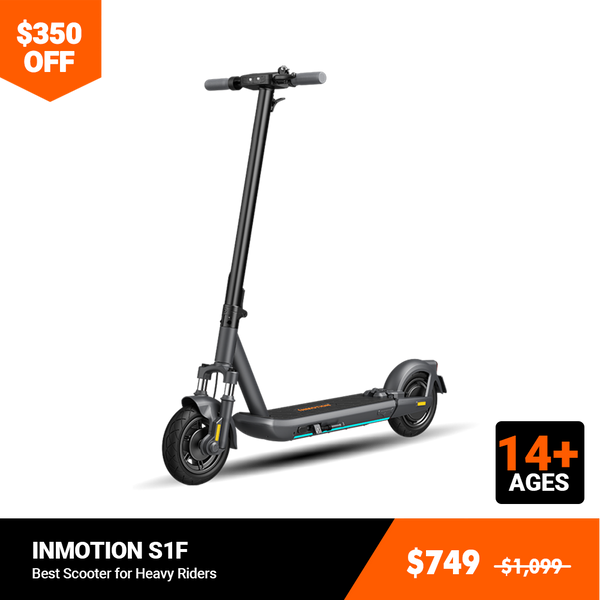 INMOTION S1F Electric Scooter | Best Scooter for Heavy Riders - INMOTION