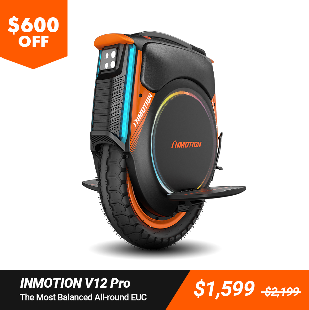 INMOTION V12 Pro Electric Unicycle | The Most Balanced All-around EUC ...