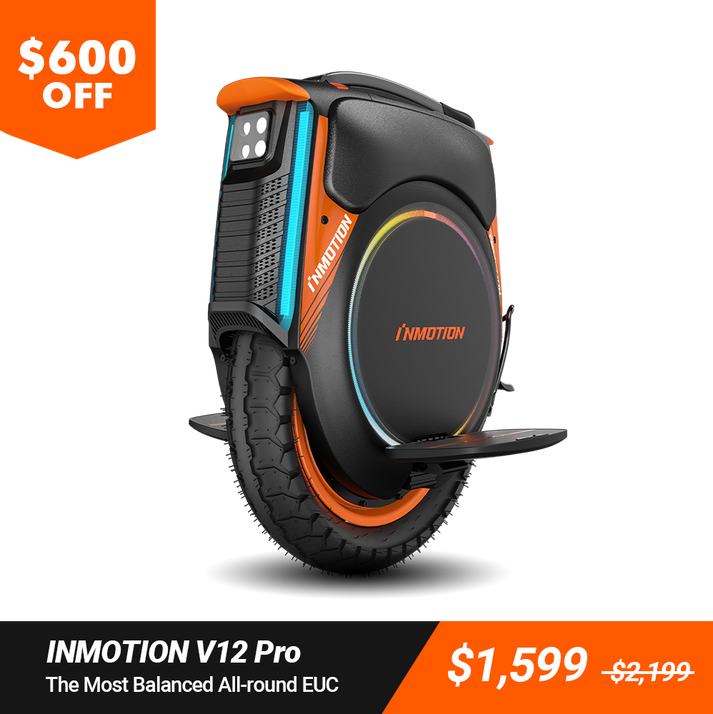 INMOTION V12 Pro Electric Unicycle | The Most Balanced All-around EUC ...
