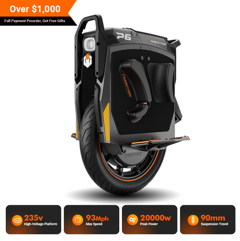 Inmotion P6 Electric Unicycle – Powered by 235V. Built to Rule. – INMOTION