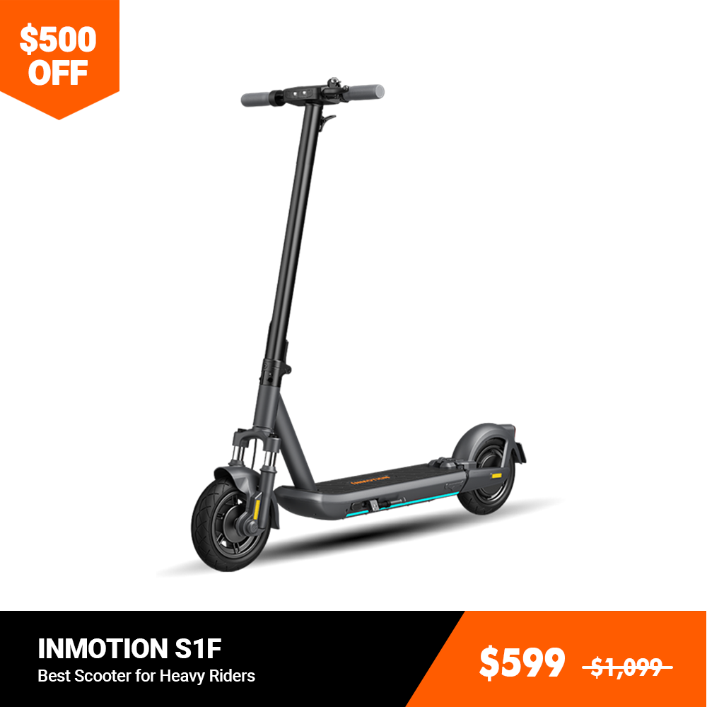 INMOTION S1F Electric Scooter | Best Scooter for Heavy Riders - INMOTION