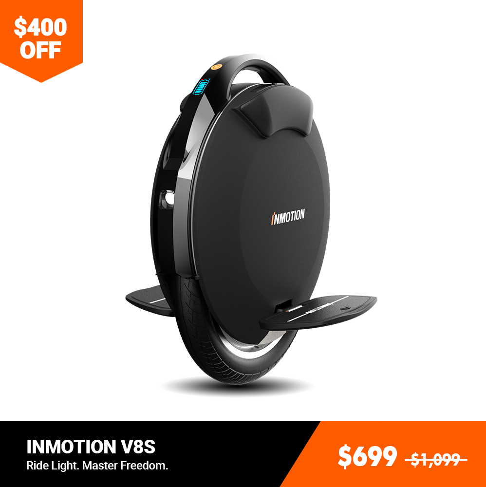 INMOTION V8S Electric Unicycle | Ride Light. Master Freedom - INMOTION