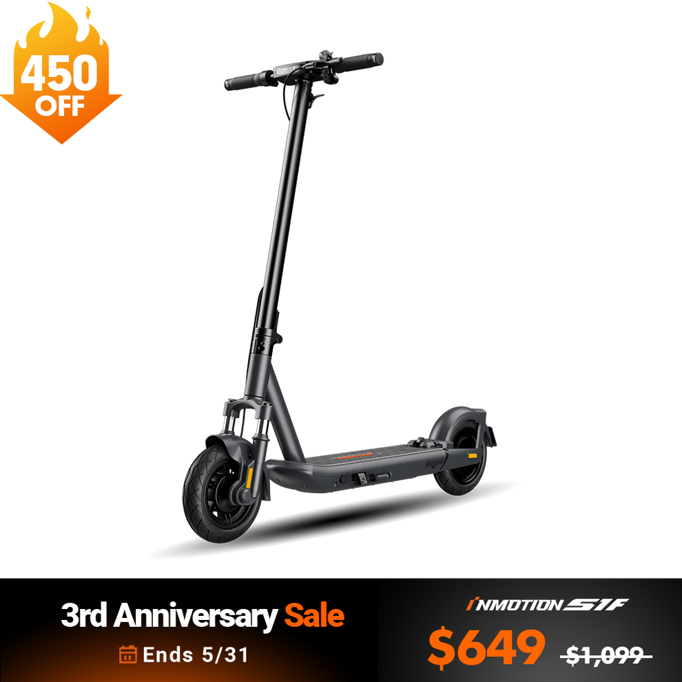 INMOTION S1F Electric Scooter | Best Scooter for Heavy Riders - INMOTION